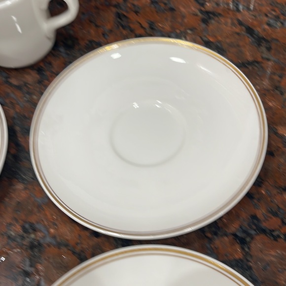 Dudson | Kitchen | Dodson Fine Porcelain China Four Cups And Saucers ...